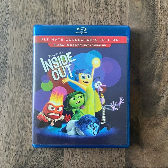 Disney | Media | Disney Pixar Inside Out Animated Film Bluray 3d Dvd ...